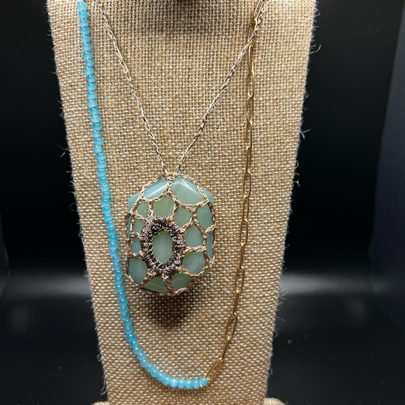 Urban Outfitters | Jewelry | Zara Stone Necklace | Poshmark